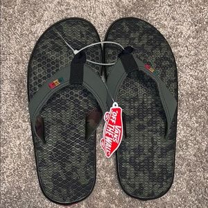 Vans | Shoes | Mens Rasta La Costa Lite Vans Flip Flops | Poshmark